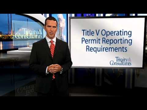 Title V Operating Permit Reporting Requirements