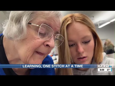 Stitching new relationships: Grandma volunteers in granddaughter’s classroom