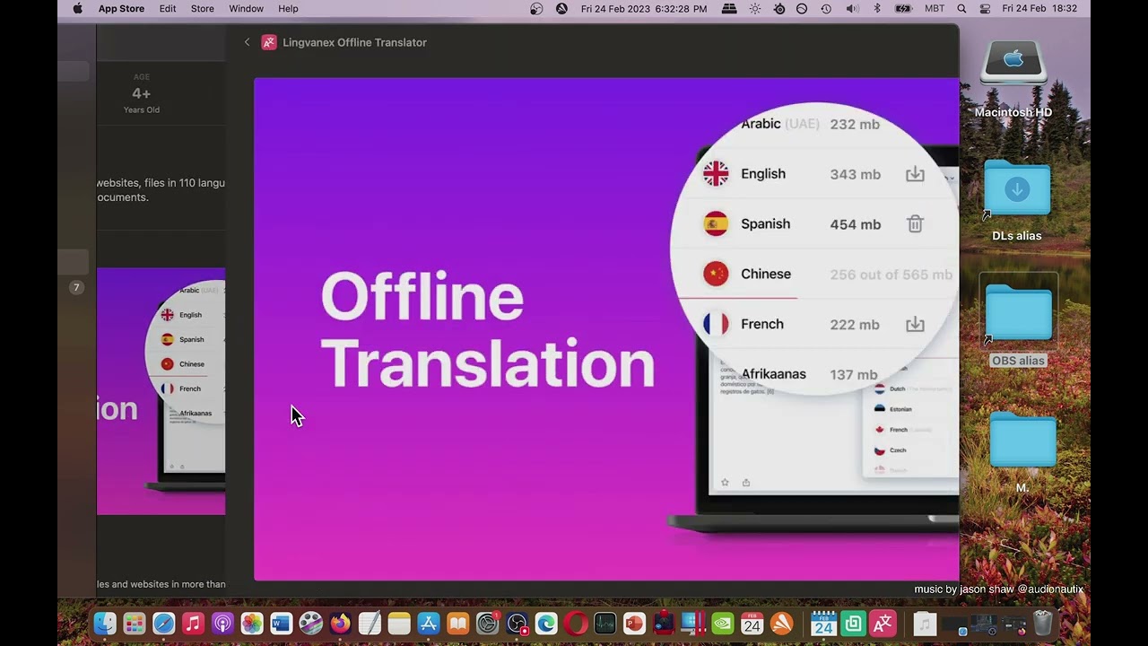 Lingvanex Offline Translator Mac App Store Basic Overview