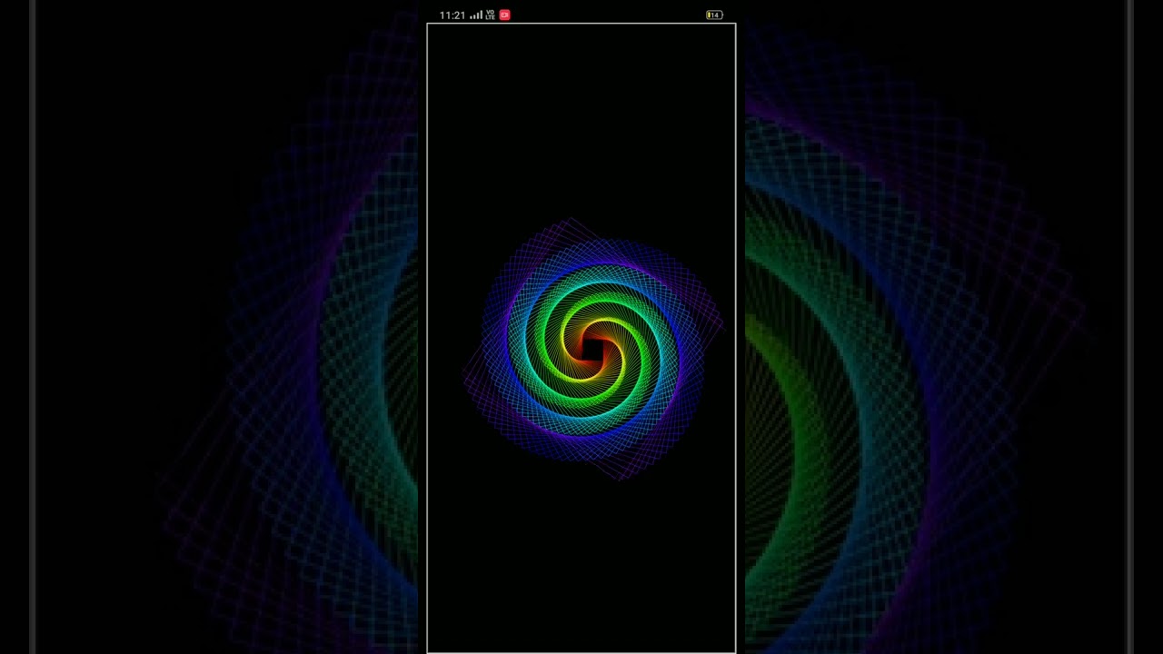 spiral rainbow in python turtle