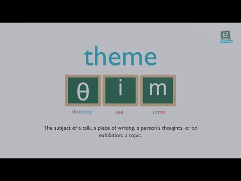 How to pronounce theme ?