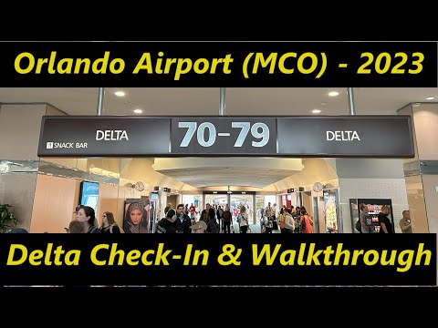 Orlando Airport (MCO) - Delta Check-In & Walkthrough