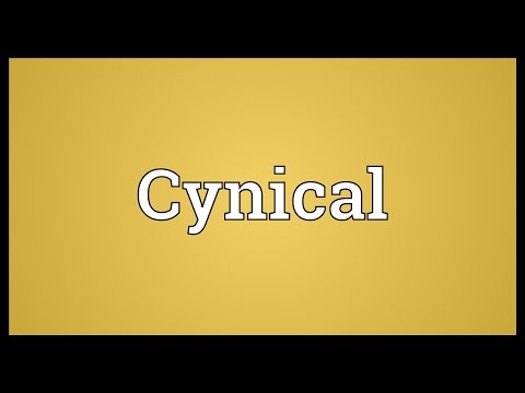 Cynical Meaning