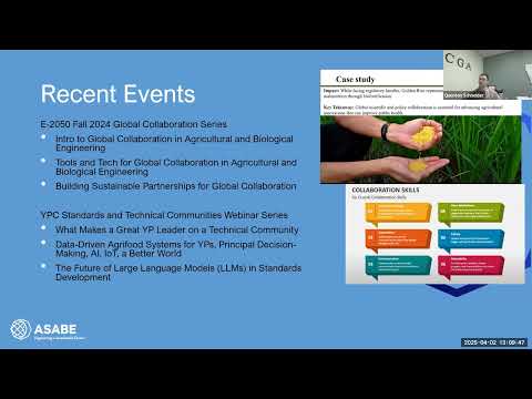 ASABE YPC Roundtable: Webinars and Continuing Education