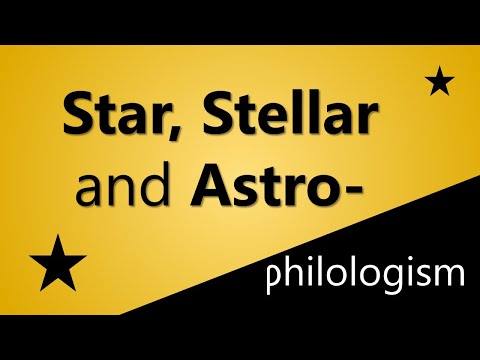 Star, Stellar and Astro-