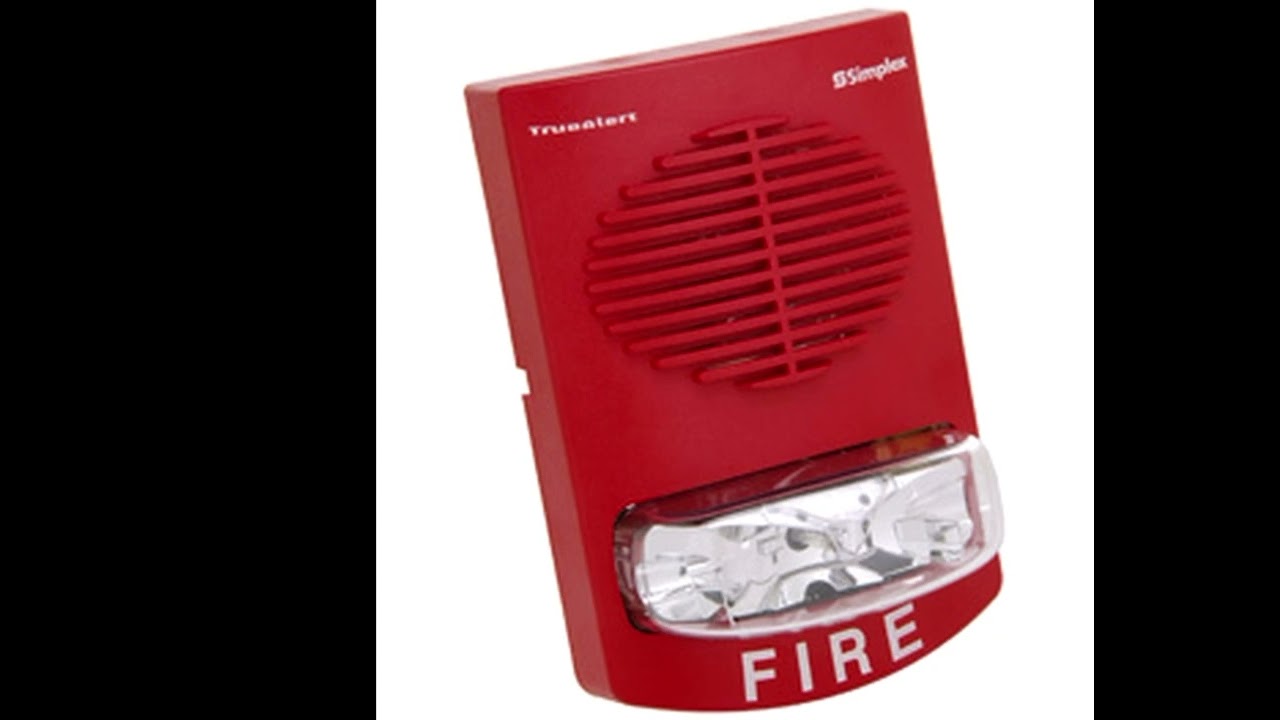 Simplex true alert, speaker strobe  sound effect