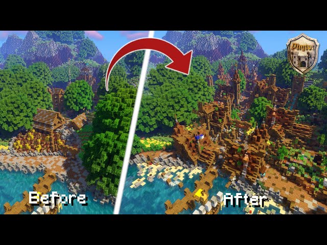 Waiwin - A Medieval Logging Village Minecraft Map