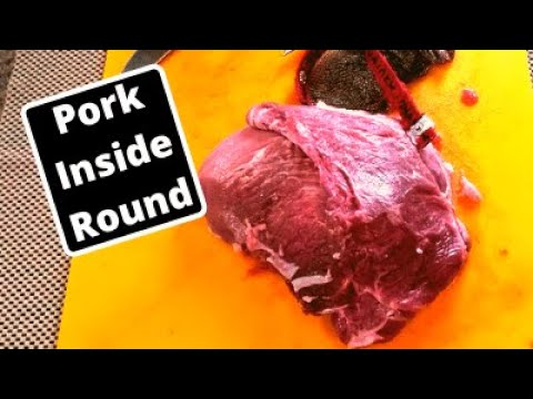 How to clean and butcher a pork inside round – Carnivore Confidential