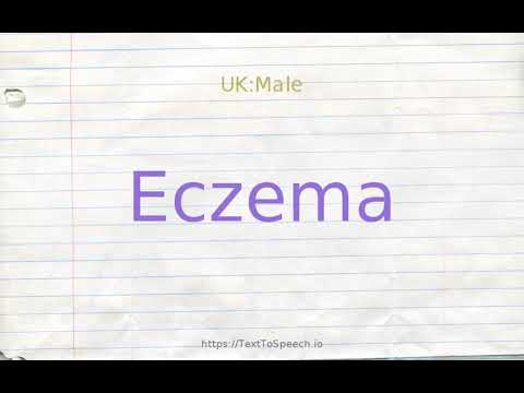 How to pronounce eczema