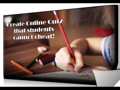 Google Form: Create a Quiz Students Can't Cheat (Clear Version)