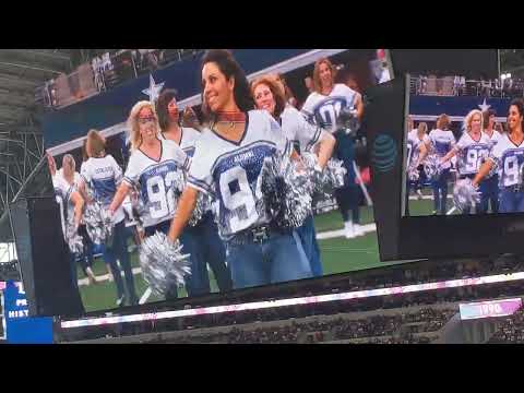 60th anniversary of Dallas Cowboys cheerleaders halftime show 11/14/21 Cowboys vs Falcons