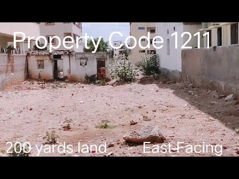 Code 1211 || East Facing 200 yards land || Miyapur, Vaninagar || Near Urbanise gated community