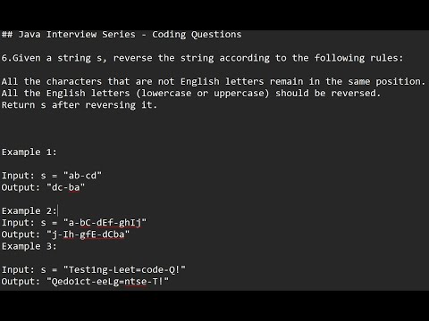 #java8 Reverse a String in Java Without Touching Numbers or Special Characters #leetcode #strings
