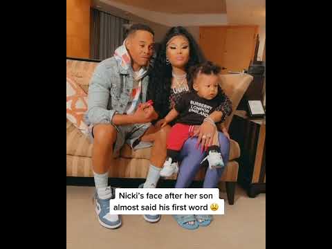Nicki minaj face after her son almost said his first word! #shorts