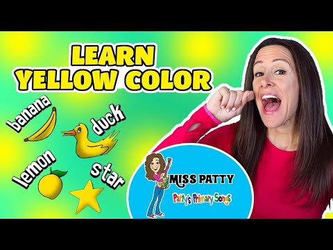 Learn Colors |Yellow is the Color of the Day Colors Songs for Children | Patty Shukla |Sign Language