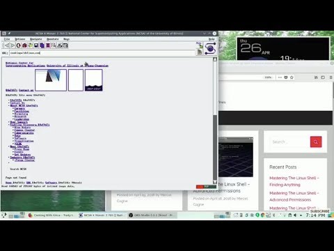 NCSA Mosaic : The first graphical Web browser, 25 years later. A "Cooking With Linux" quickie!
