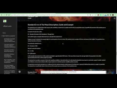 How to Find the Standard Error of a Sampling Distribution