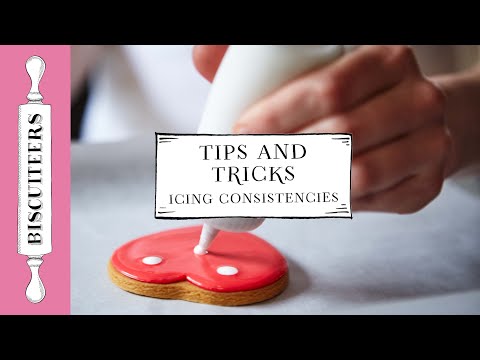 Icing Consistencies for Cookie Decorating | Hand-iced Biscuits