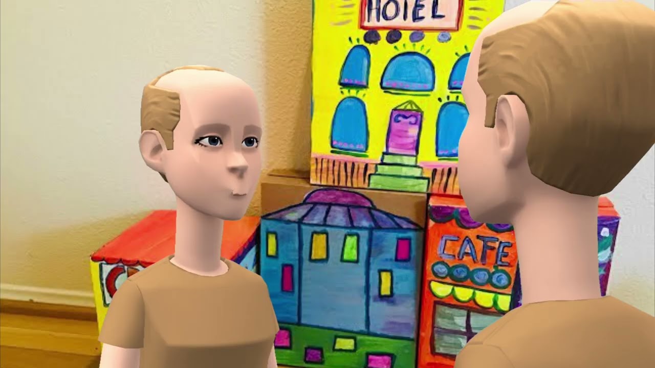 Oobi Neighborhood Art! (Plotagon Version)