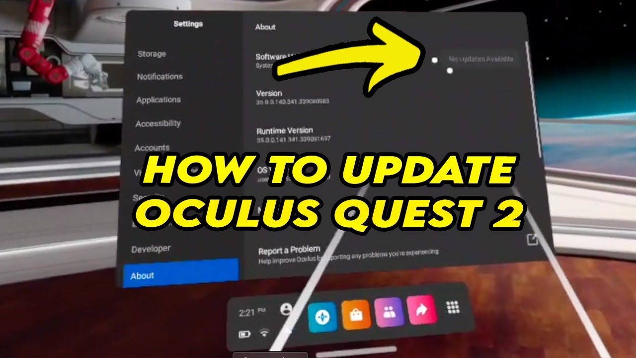 Oculus Quest 2: How to Update your Headset