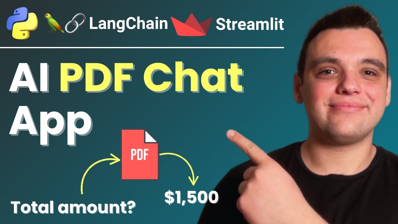 Build an AI PDF Chat App with Python using LangChain & Streamlit | Step-by-Step Tutorial