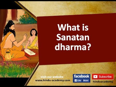 What is Sanatan dharma?