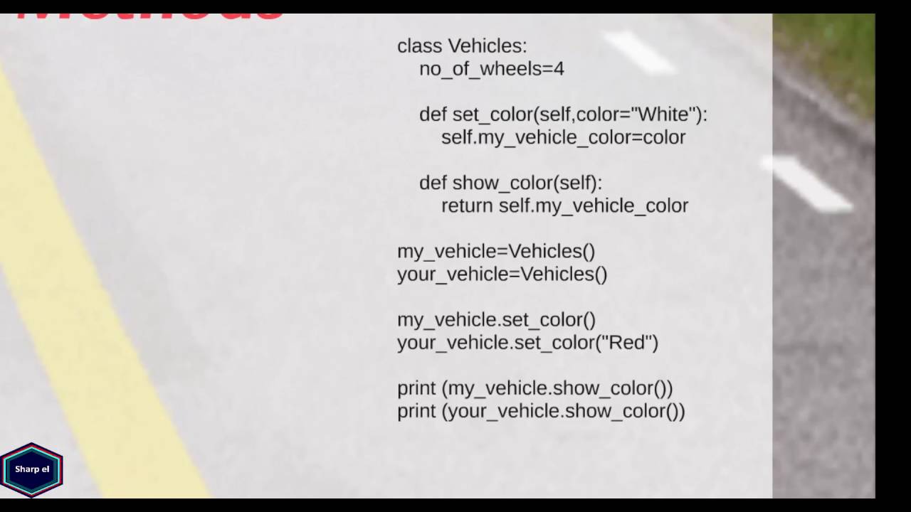 Classes, Objects, Methods and Constructors - Python 3.5