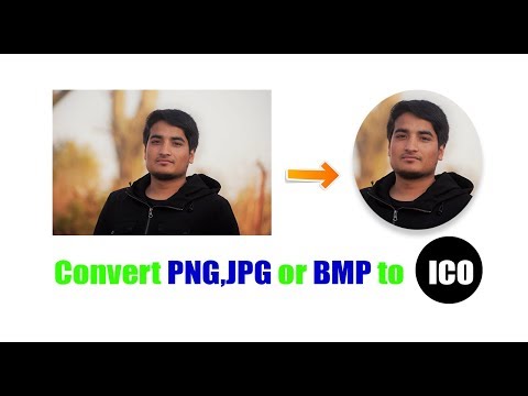 How to convert PNG,JPG or BMP image to [ICO] image