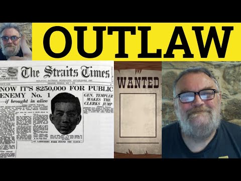 π΅ Outlaw Meaning - Outlaw Defined - Outlawed Examples - Vocabulary - Outlaw
