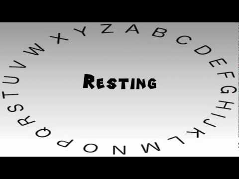How to Say or Pronounce Resting
