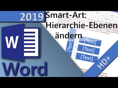 Word: SmartArt - Hierarchie / Ebenen ändern in