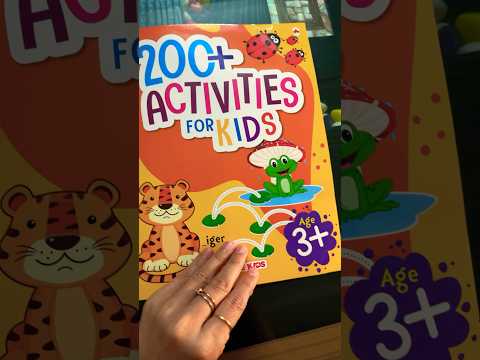 Brain Activity Book for Kids 200+ Activities for Age 3+ Early Learning Activities #amazonfinds #baby