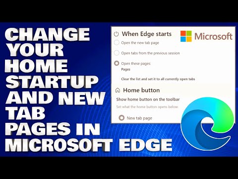 How To Change Your Home, Startup And New Tab Pages in Microsoft Edge [Guide]