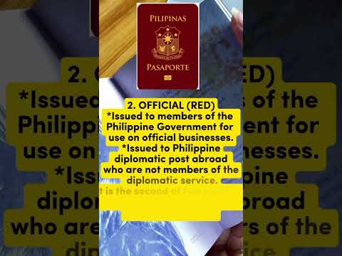 TYPES OF PHILIPPINES PASSPORT