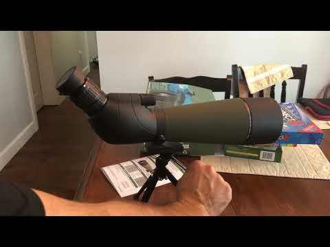 Gosky 20-60x80 Spotting Scope Unboxing & Setup | BAK4 HD Zoom for Bird Watching & Nature Views