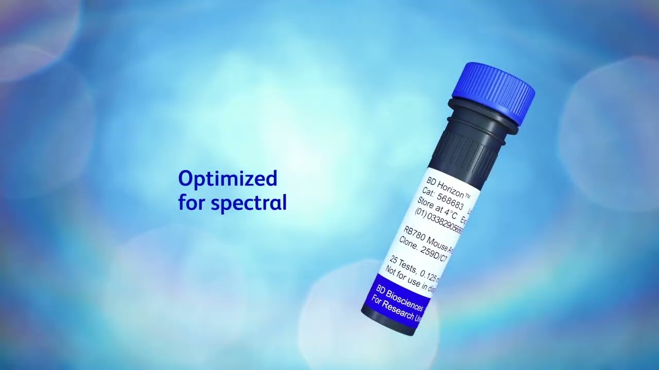 Minimize spillover and maximize breakthrough with BD Horizon RealBlue™ 780 Reagents
