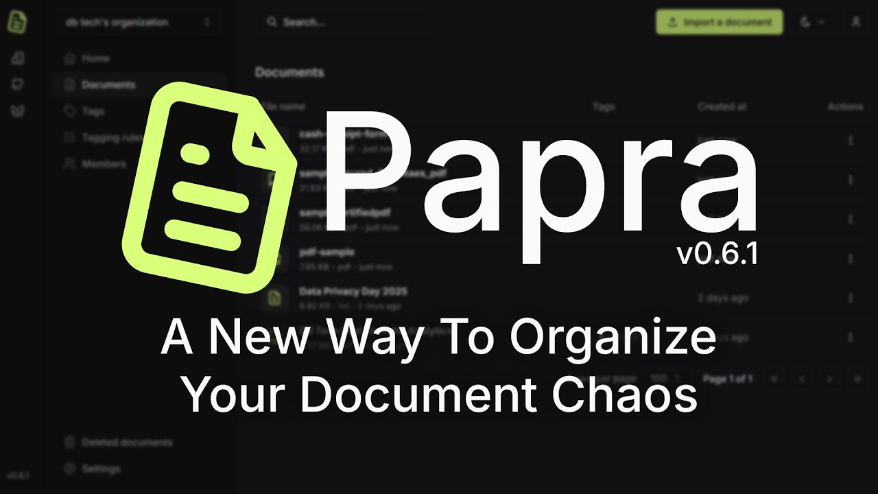 Papra: The Open-Source Document Manager You’ll Actually Use