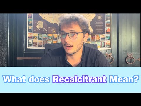 What Does Recalcitrant Mean? Learn Vocabulary