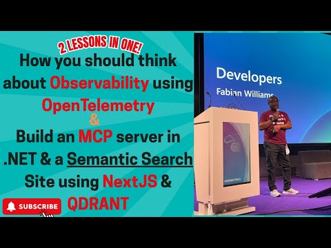 End-to-End Observability with OpenTelemetry + MCP & Semantic Search | Next.js, .NET, Qdrant, Docker