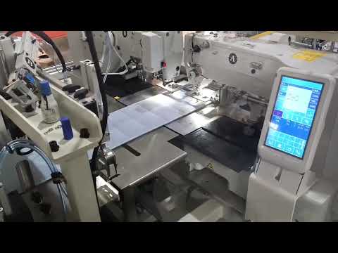 UM BXHA BMMC - Box X Vertical Handle Attaching Machine Border Measure Mark Cut with Closing Station