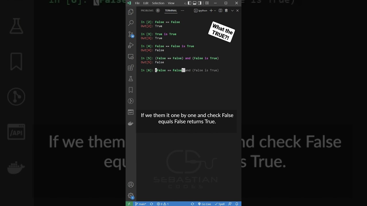 True and False are the same in Python?!