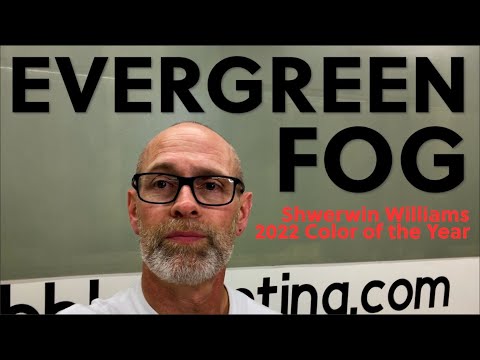 Evergreen Fog (SW 9130) | Sherwin Williams 2022 COLOR OF THE YEAR!