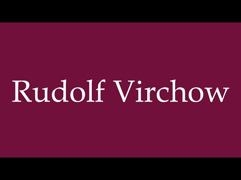 How to Pronounce ''Rudolf Virchow'' Correctly in German