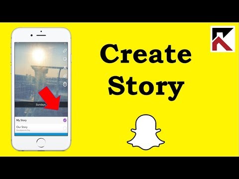 How To Create A Story Snapchat