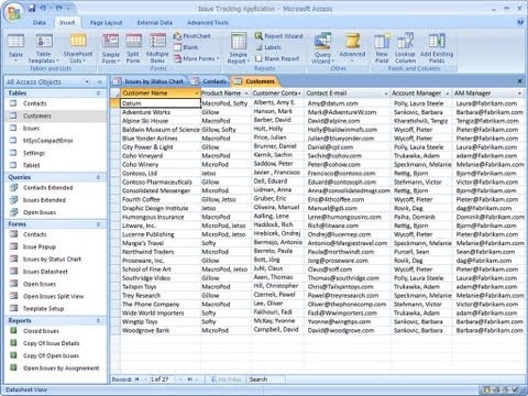 Microsoft Access 2007 Advanced Features