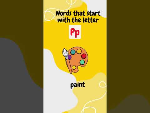 🐼 Words that start with the letter Pp!