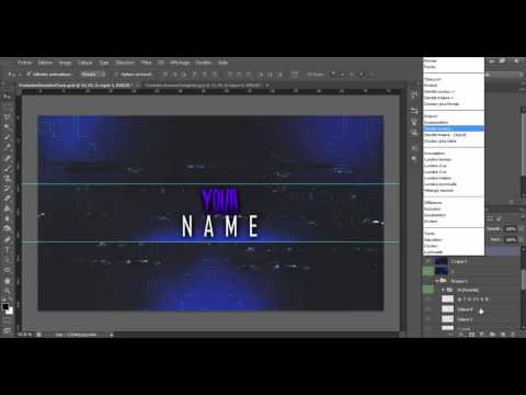 [FR]Template bannière youtube [PSD]#02