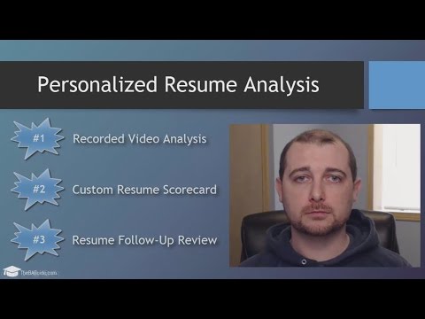 Get Hired Faster After Getting a Personalized Resume Analysis