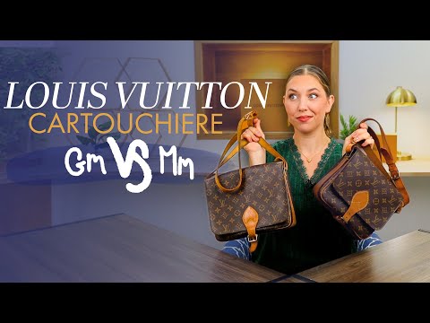 Louis Vuitton Crossbody Comparison (Cartouchiere gm/mm) What's in My Bag and More! #lvbags