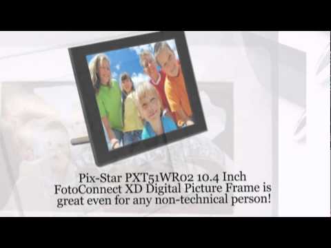 Pix-Star PXT51WR02 10.4 Inch FotoConnect XD Digital Picture Frame with Wi-Fi, Email, UpnP.mpg